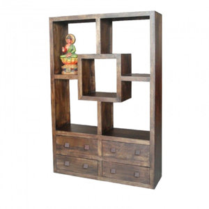 Union Rustic Quinton 180Cm H x 120Cm W Solid Wood Standard Bookcase & Reviews | Wayfair.co.uk